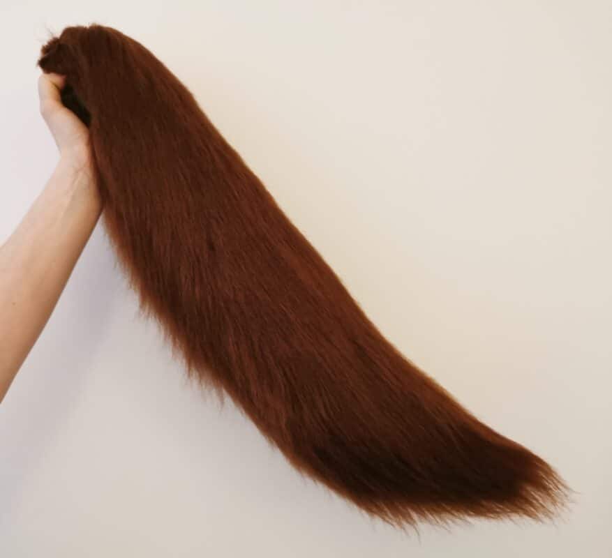 Wolf tails that wag and tremble, stand up and get frisky! Handmade