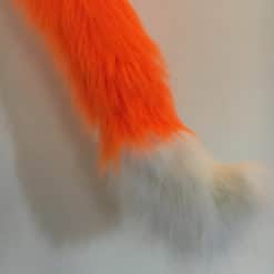 Animatronic fox tails that wag and tremble, stand up and get frisky