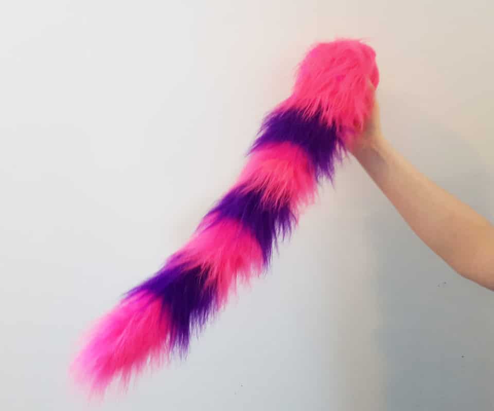 Cheshire cat tails are remote controlled, and lots of fun
