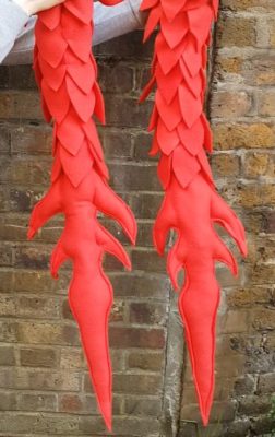 Dragon tails that move! And customized for you, all included