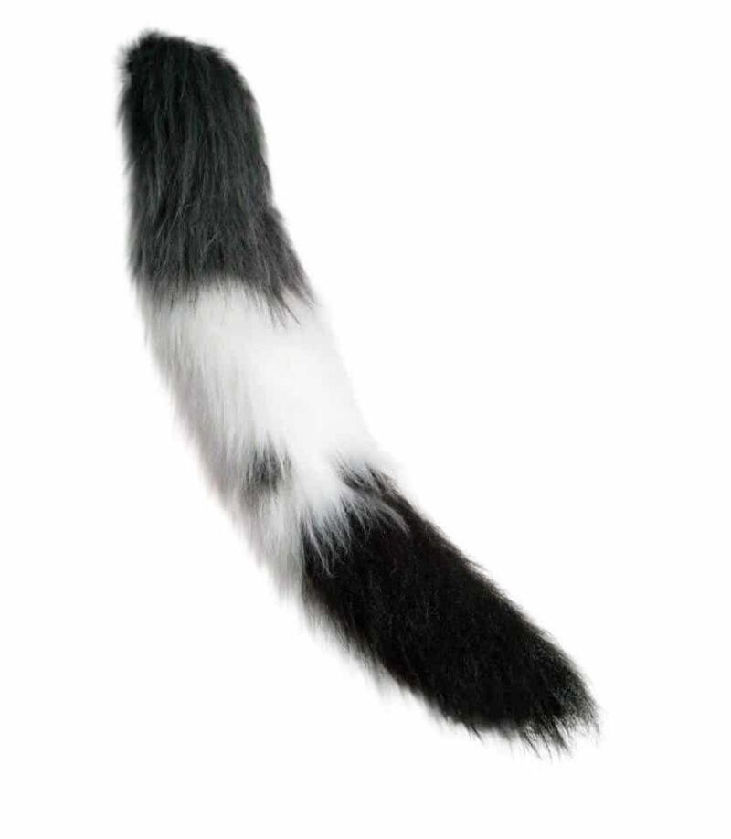 Wolf tails that wag and tremble, stand up and get frisky! Handmade