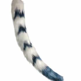 Wolf tails that wag and tremble, stand up and get frisky!