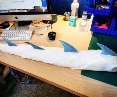 Dragon tails that move! Customized for you, just let us know.