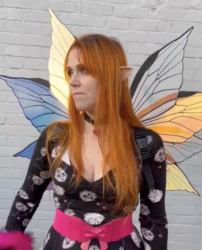 FlutterWings Fluttering Fairy Wings - App Controlled Moving Wings