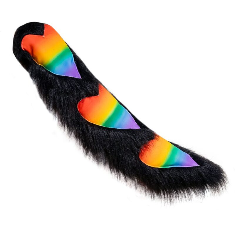 Pride tails that wag, tremble, stand up and get scary in any color!
