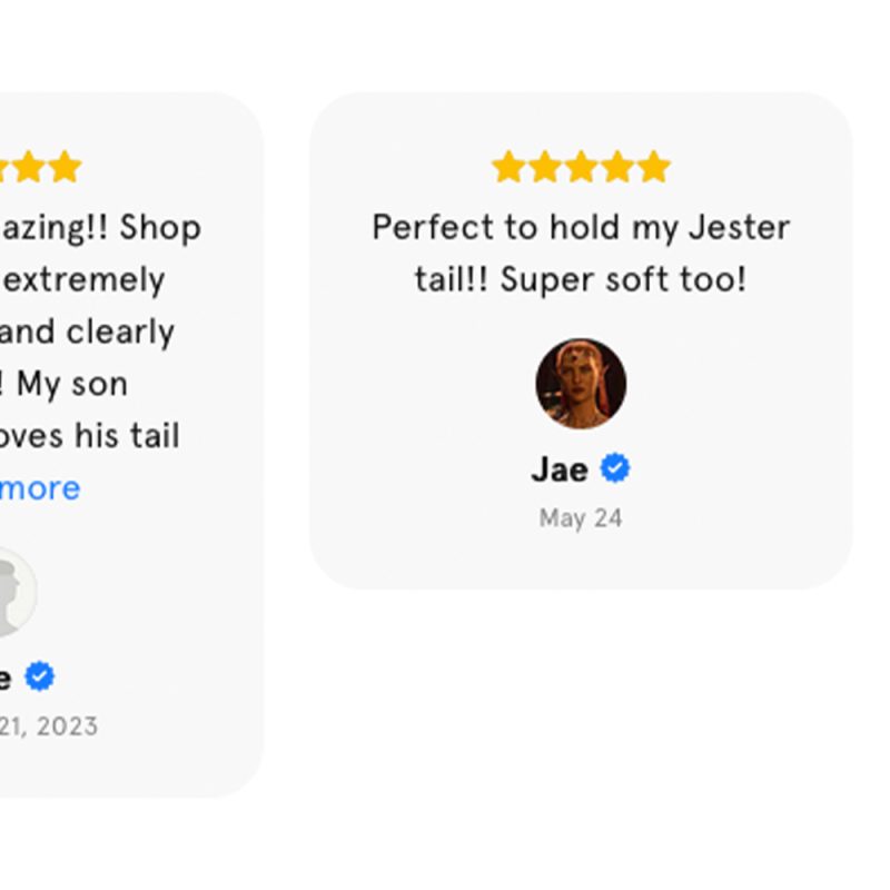 Fox tails that move - app controlled, handmade in any color, magic!