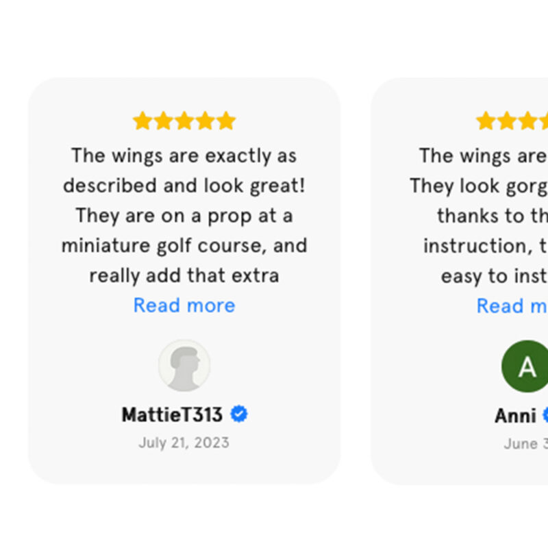 MiWings Mechanical Wings - Remote Controlled, Huge Wingspan