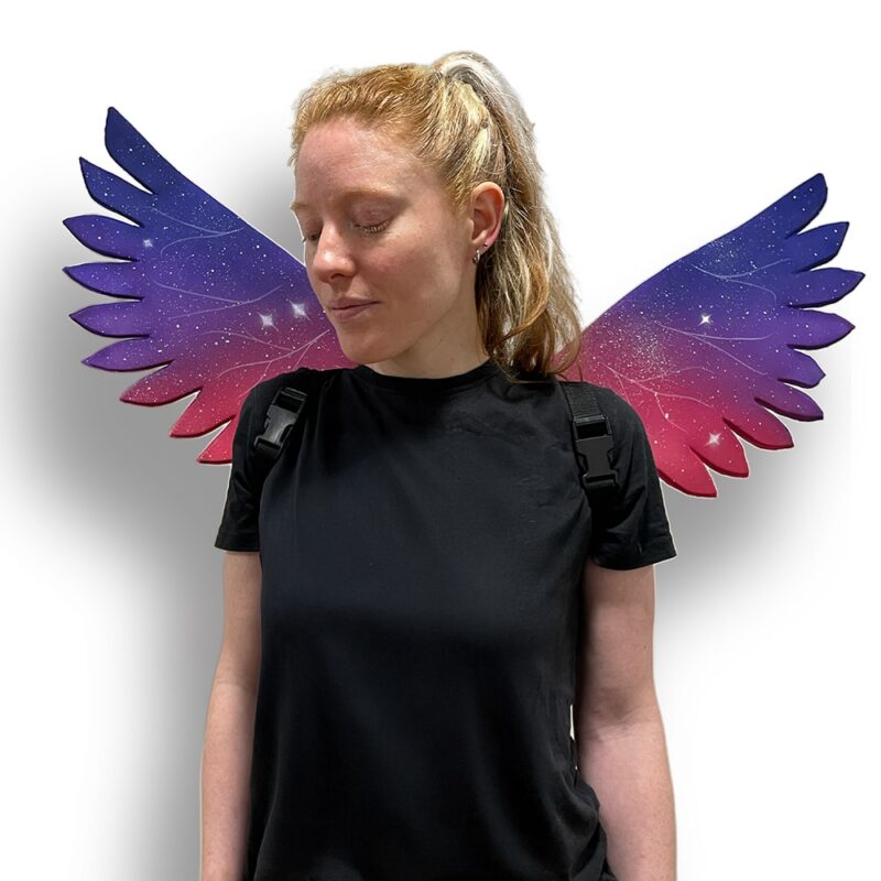 Custom made moving wings, made to your design. App controlled!