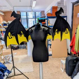 Custom made moving wings, made to your design. App controlled!