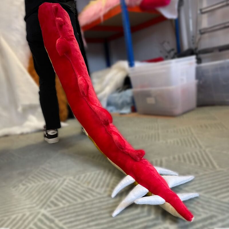 Floor Dragger Tails - as long as you want, handmade to order