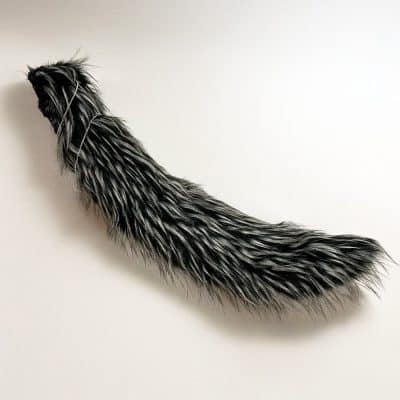 Wolf tails that wag and tremble, stand up and get frisky! Handmade