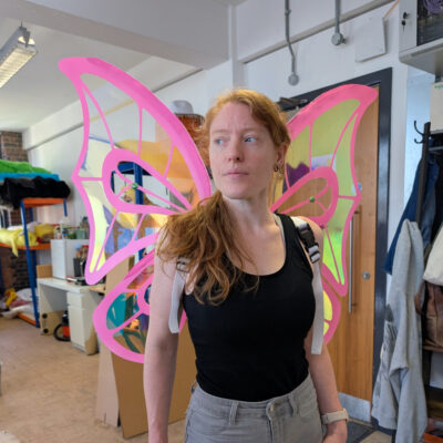 Custom made moving wings, made to your design. App controlled!